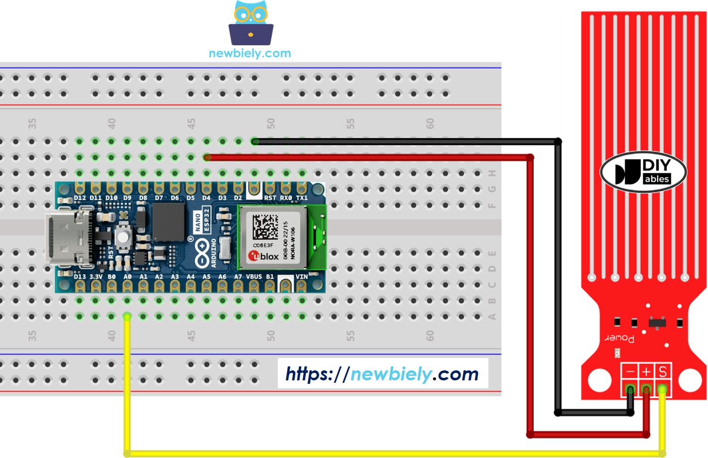 Arduino Nano ESP32 - Sensor de Agua